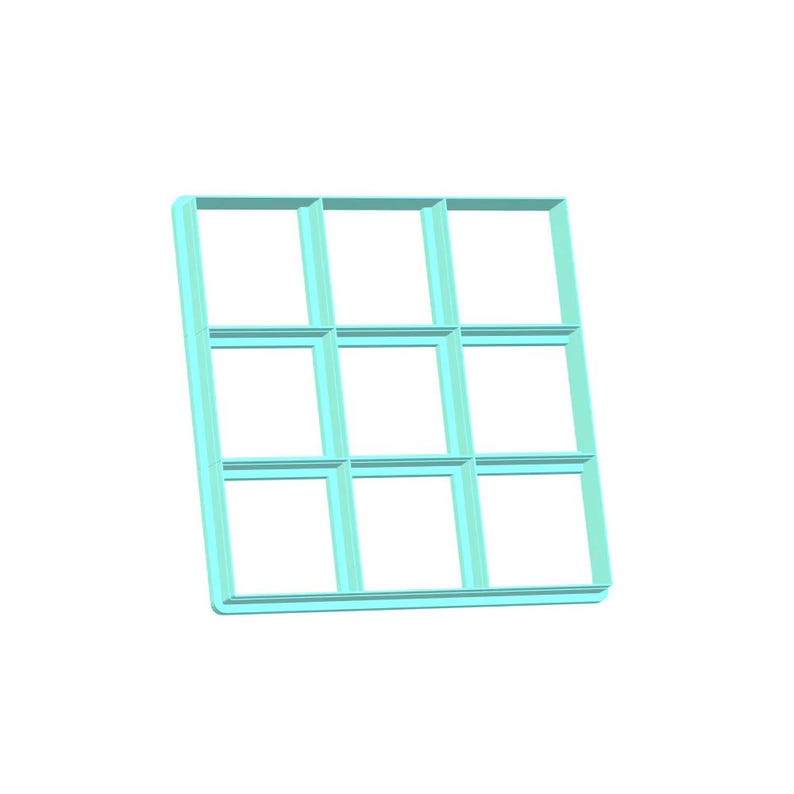 Square Cookie Cutters | 10-single Cutters & 9-multi Cutter Options - Etsy