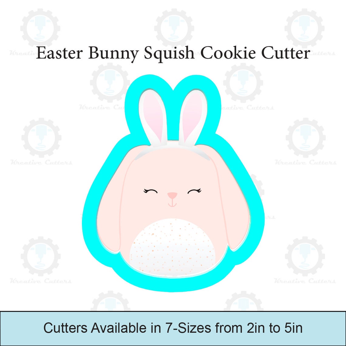 Easter Bunny Squish Cookie Cutters - Etsy