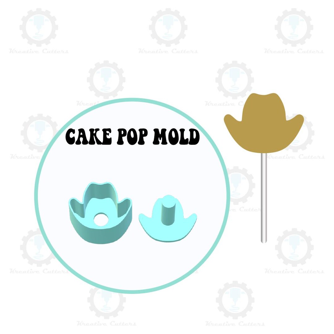 Cowboy Hat Cake Pop Mold | Single or Multi-popper - Etsy