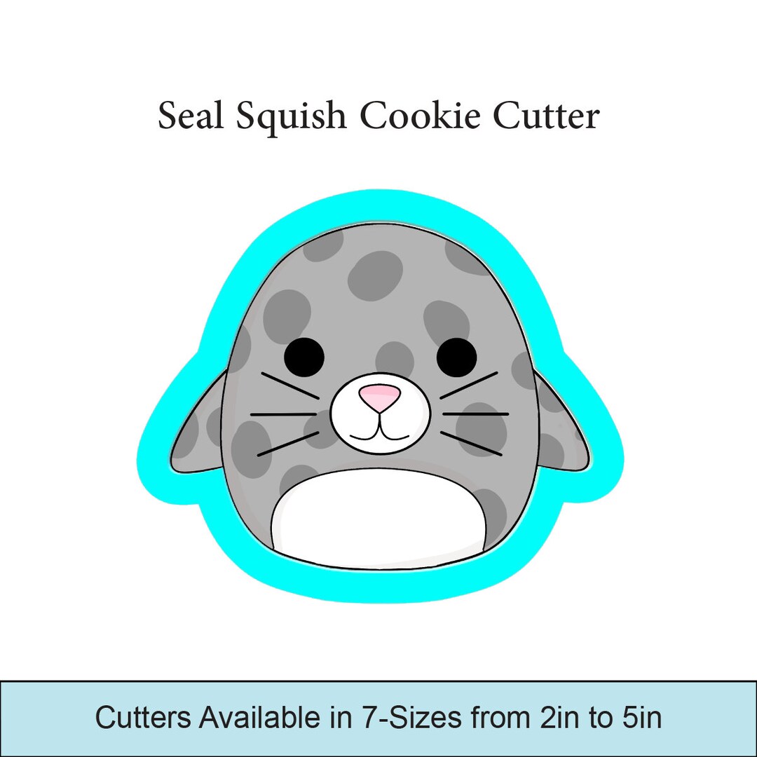 Seal Squish Cookie Cutters - Etsy