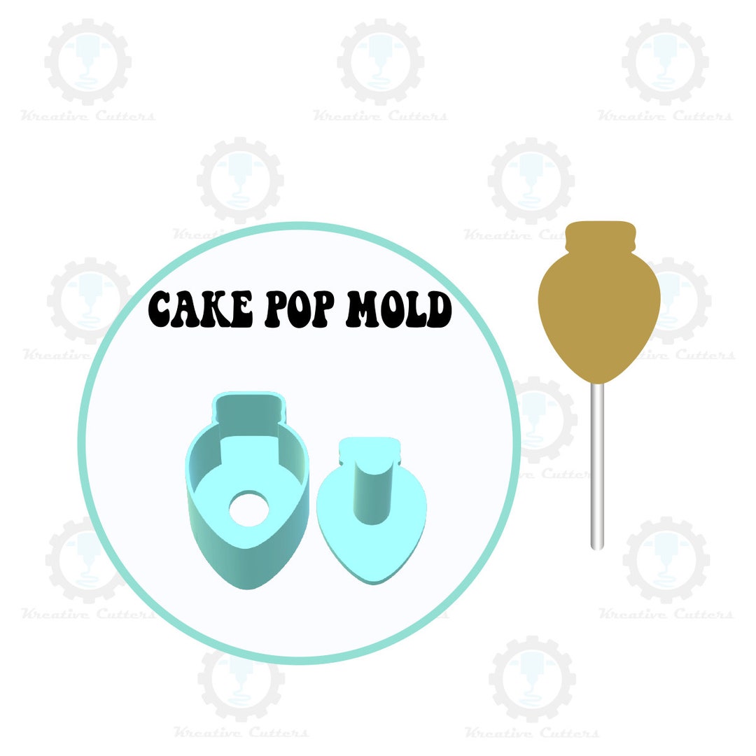 Christmas Light Bulb Cake Pop Mold Single or Multi-popper - Etsy