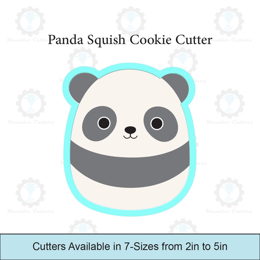 Panda Squish Cookie Cutters - Etsy