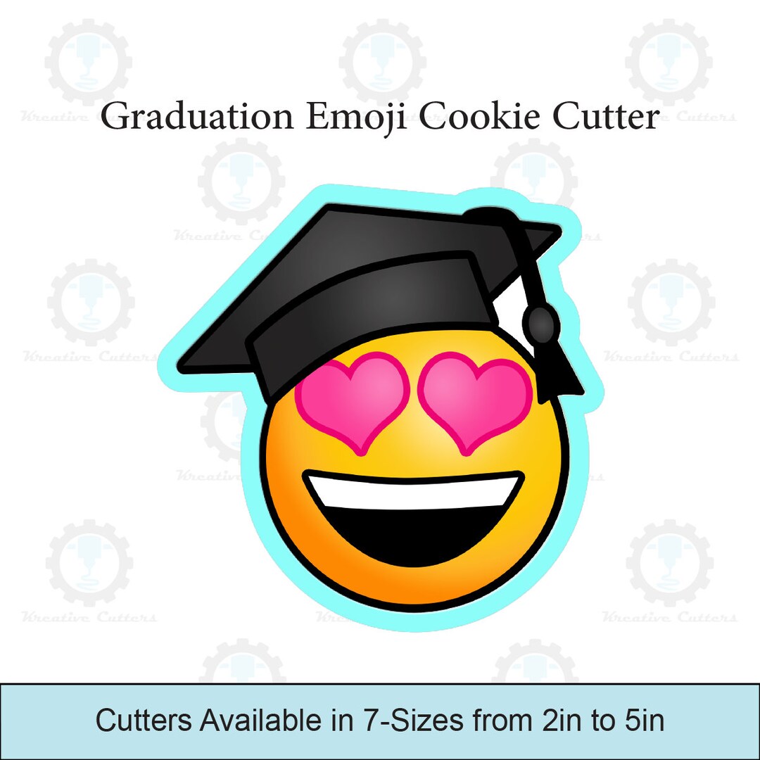 Graduation Emoji Cookie Cutters - Etsy