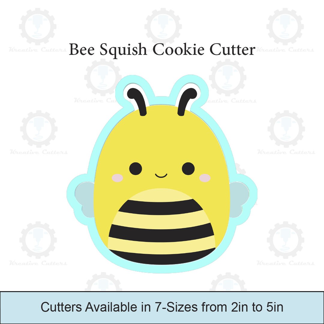 Bee Squish Cookie Cutters - Etsy