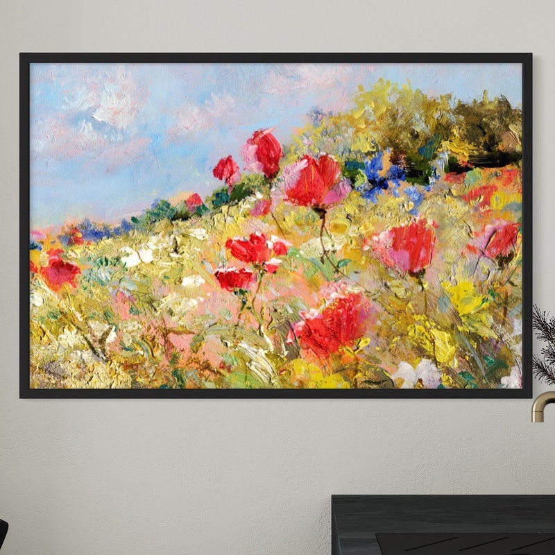 Abstract Poppies - Etsy