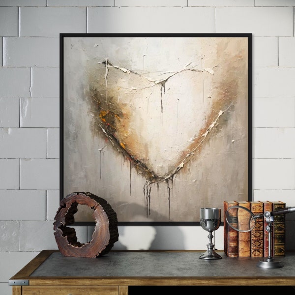 Abstract Heart Art - Etsy