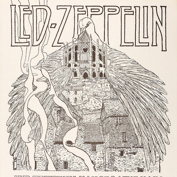 Led Zeppelin Concert Poster - Etsy