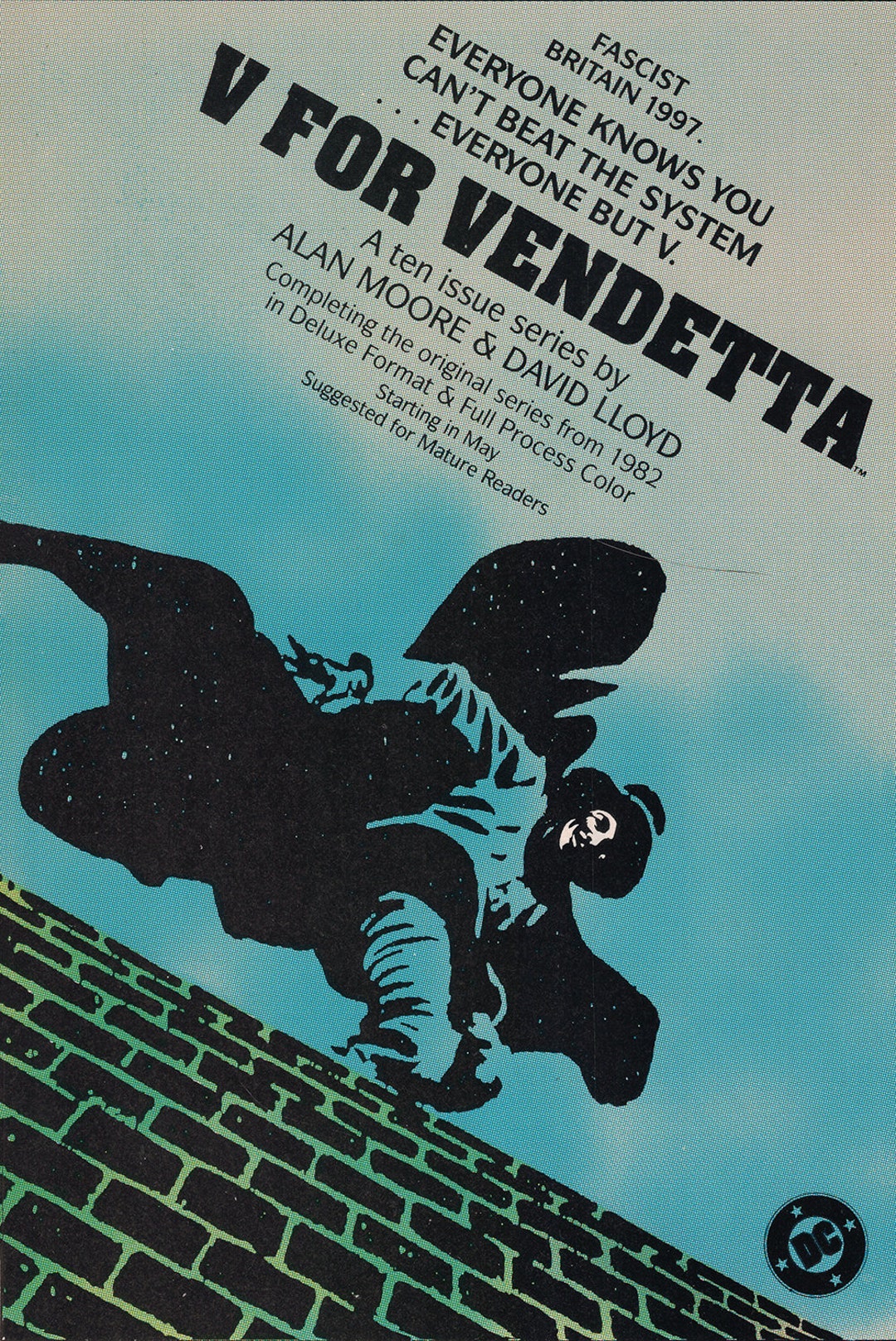 V for Vendetta Comic Advertisement Poster - Etsy
