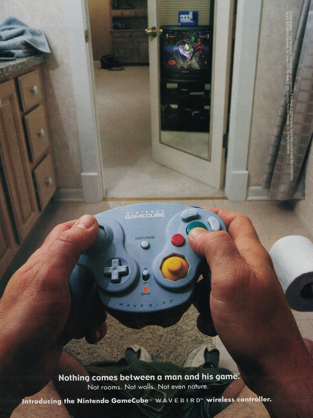 Nintendo Gamecube Wavebird Remote Advertisement Poster - Etsy