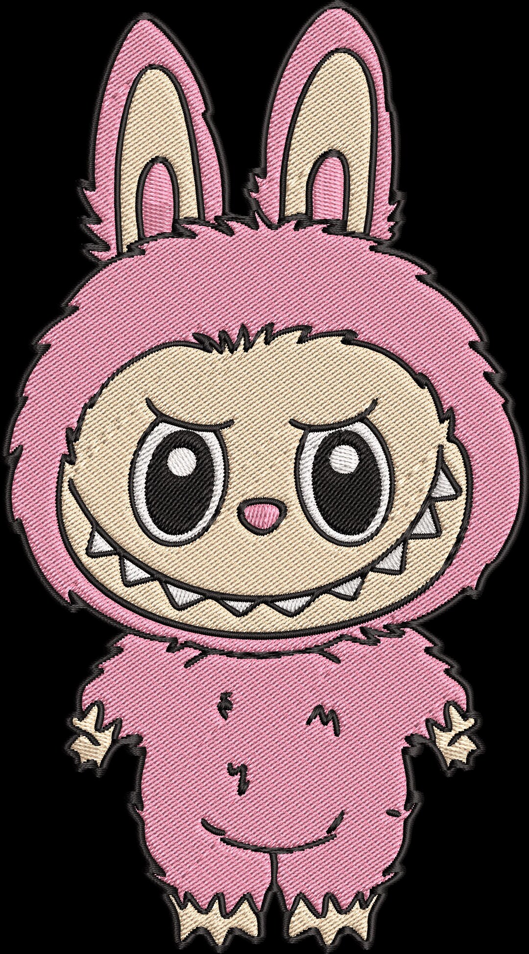 Labubu Embroidery Design PES - EXP -DST Digital Instant Download - Etsy ...