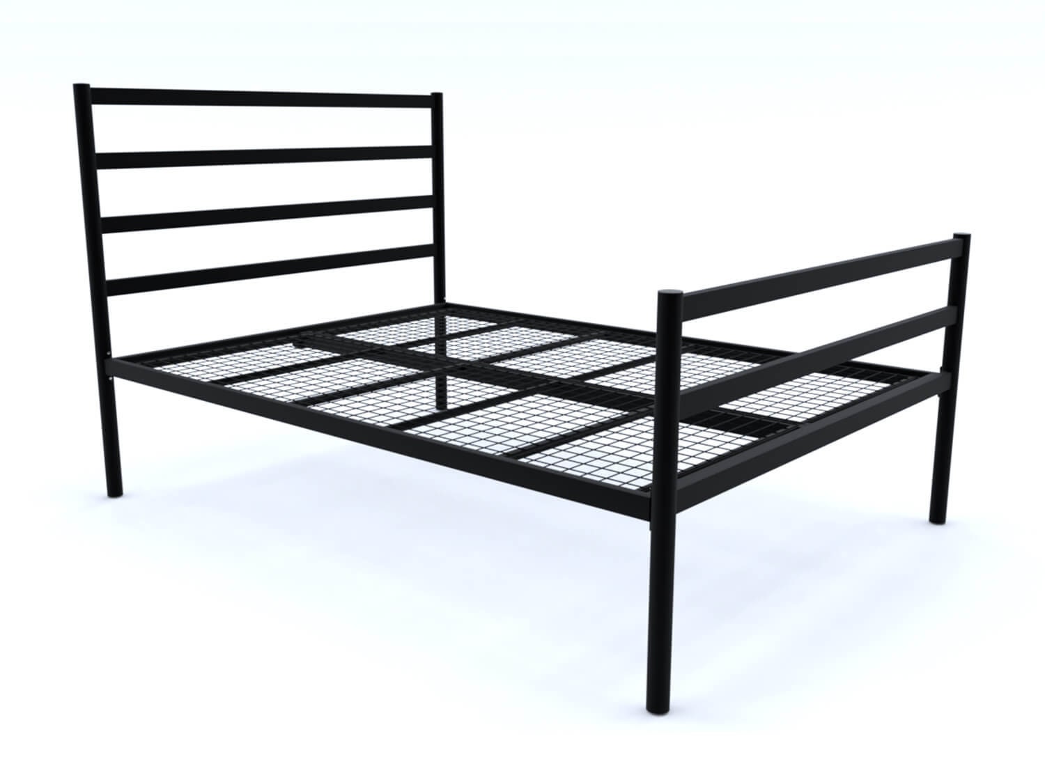 Strong Metal Bed Frame With Mesh Base - Belmont High End - Etsy UK