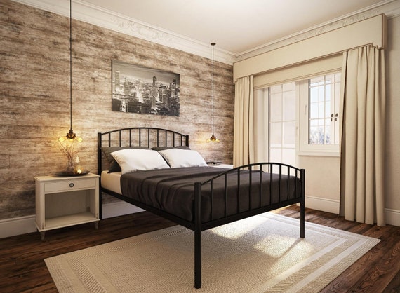 High end metal bed frames store