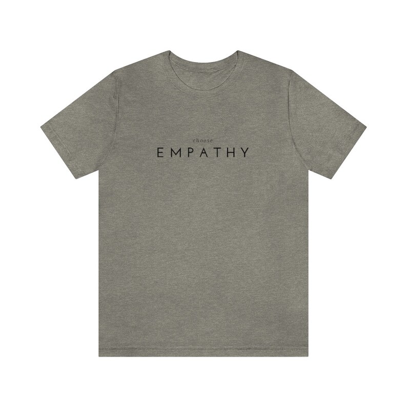 Choose Empathy T-shirt black Text - Etsy