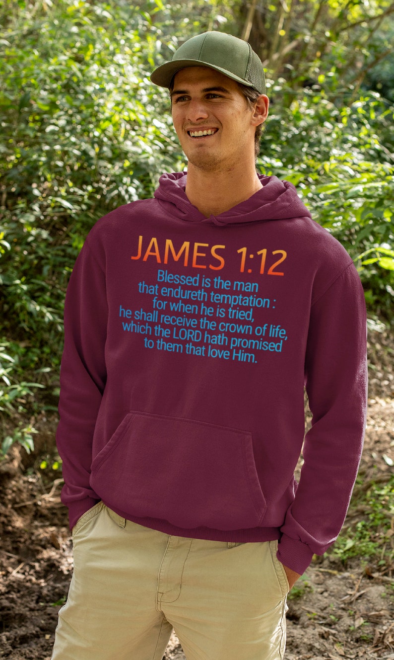 JAMES 1:12. JAMES 1 12 Blessed Bible Verse Christ - Etsy