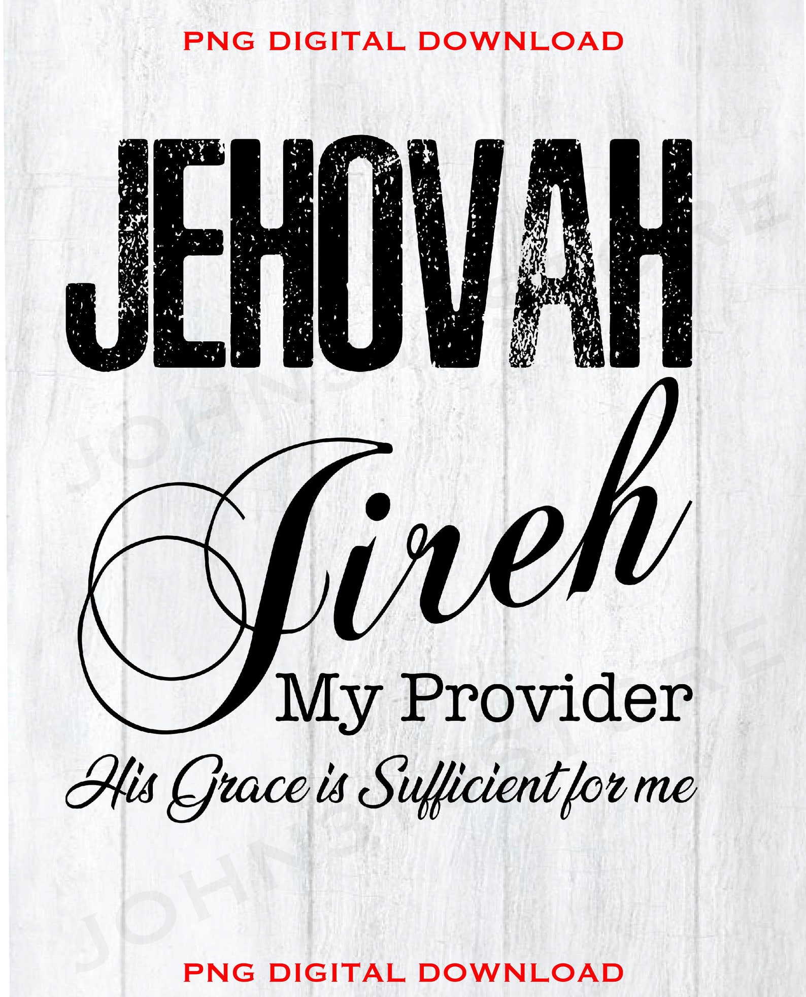 Jehovah Jireh, PNG, Christian PNG, the Lord, My Provider, Bible Verse ...