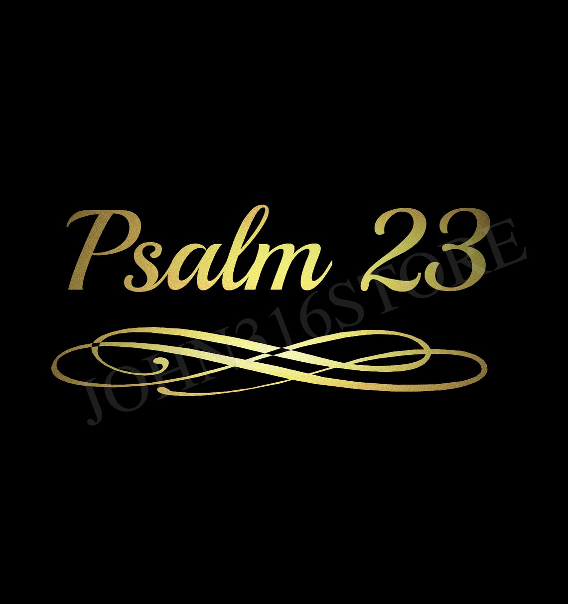 PSALM 23 PNG Instant Downloads Christian T Shirts Hoodies - Etsy