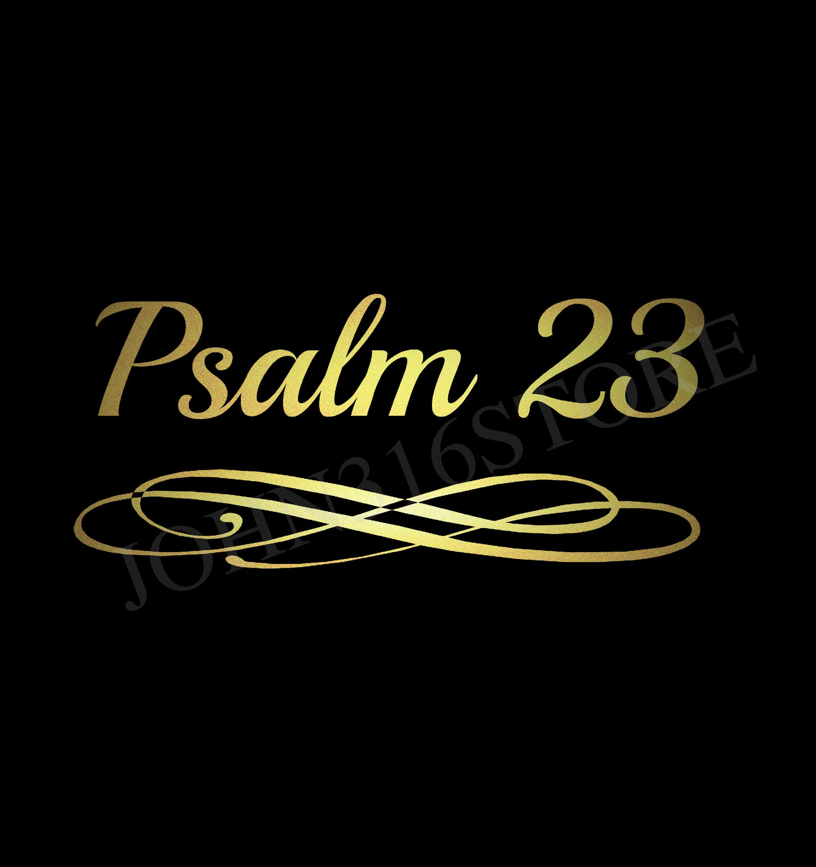 PSALM 23, PNG Instant Downloads, Christian T Shirts Hoodies Tote Bags ...
