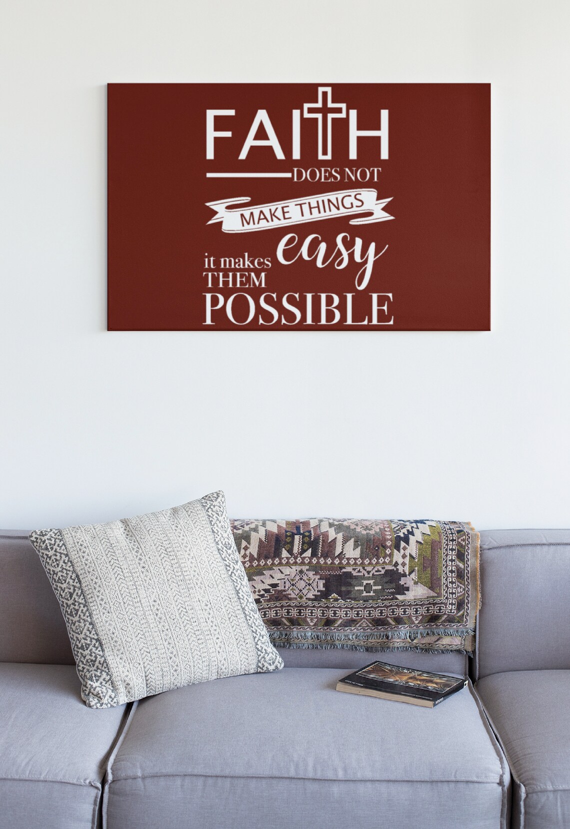 Christian PNG, Faith Does Not Make Things Easy, With God Possible, Walk ...