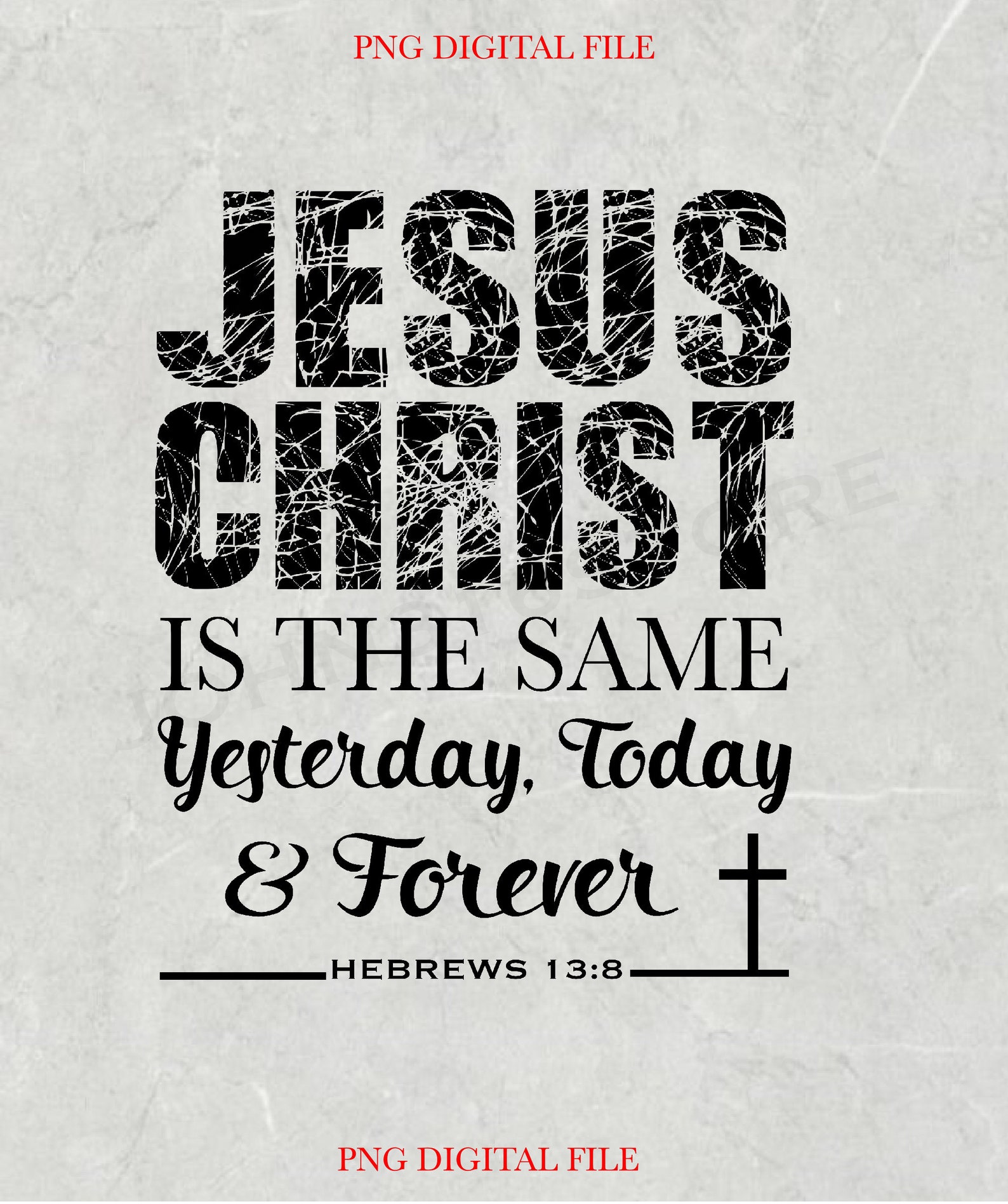 Jesus Christ is the Same Yesterday Today and Forever, Christian PNG ...