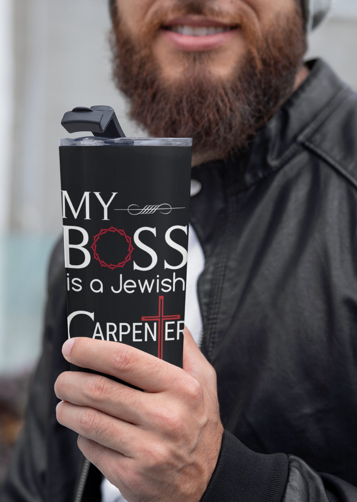 My Boss is a Jewish Carpenter Christian PNG Christian Store | Etsy