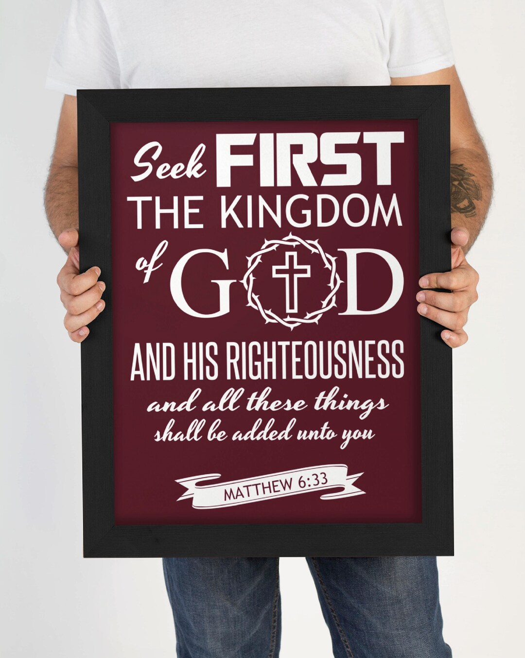 Christian PNG, Seek First the Kingdom of God PNG, Matthew 6 33 PNG ...