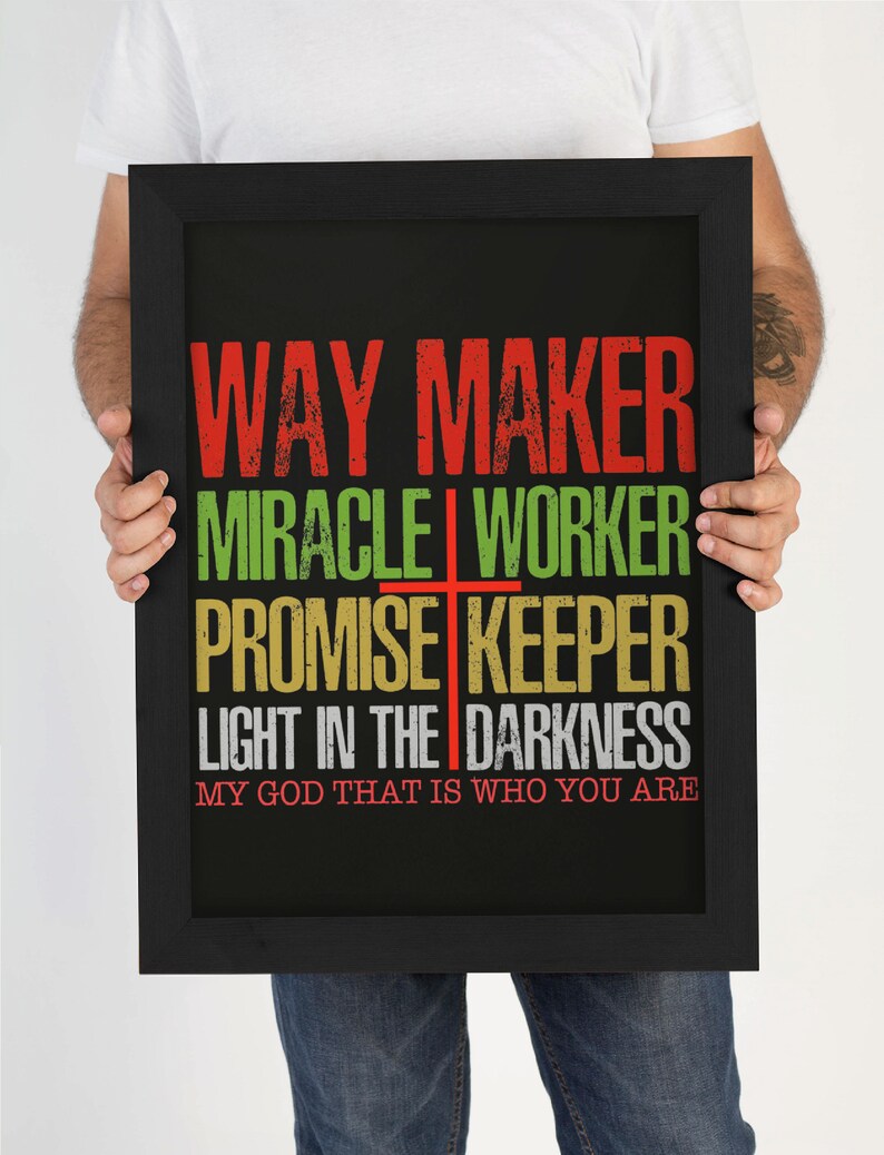 Christian PNG, Way Maker, Miracle Worker Promise Keeper Light in the ...
