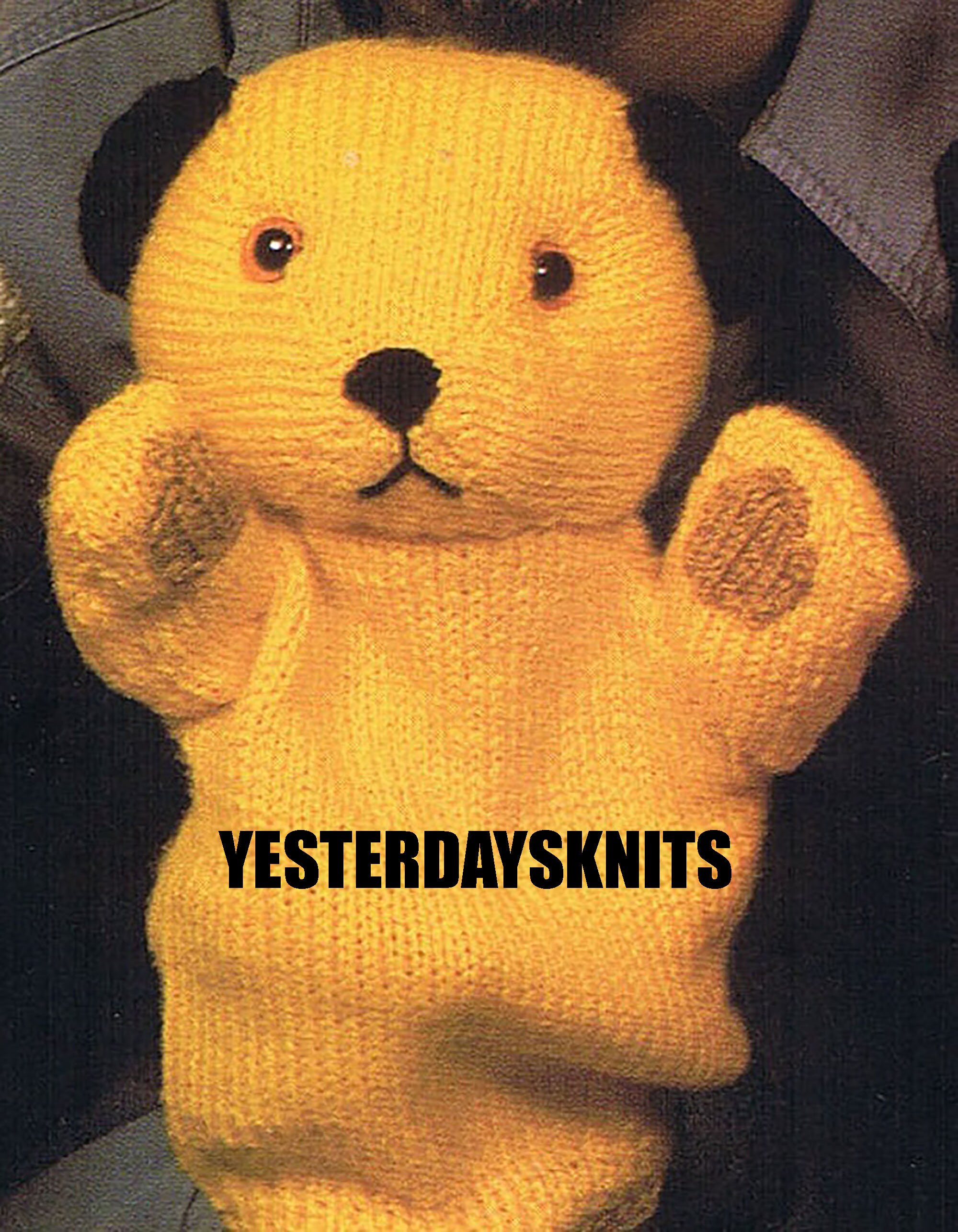 Vintage Sooty, Soo and Sweep Hand Puppets Knitting Pattern EXPERIENCED ...
