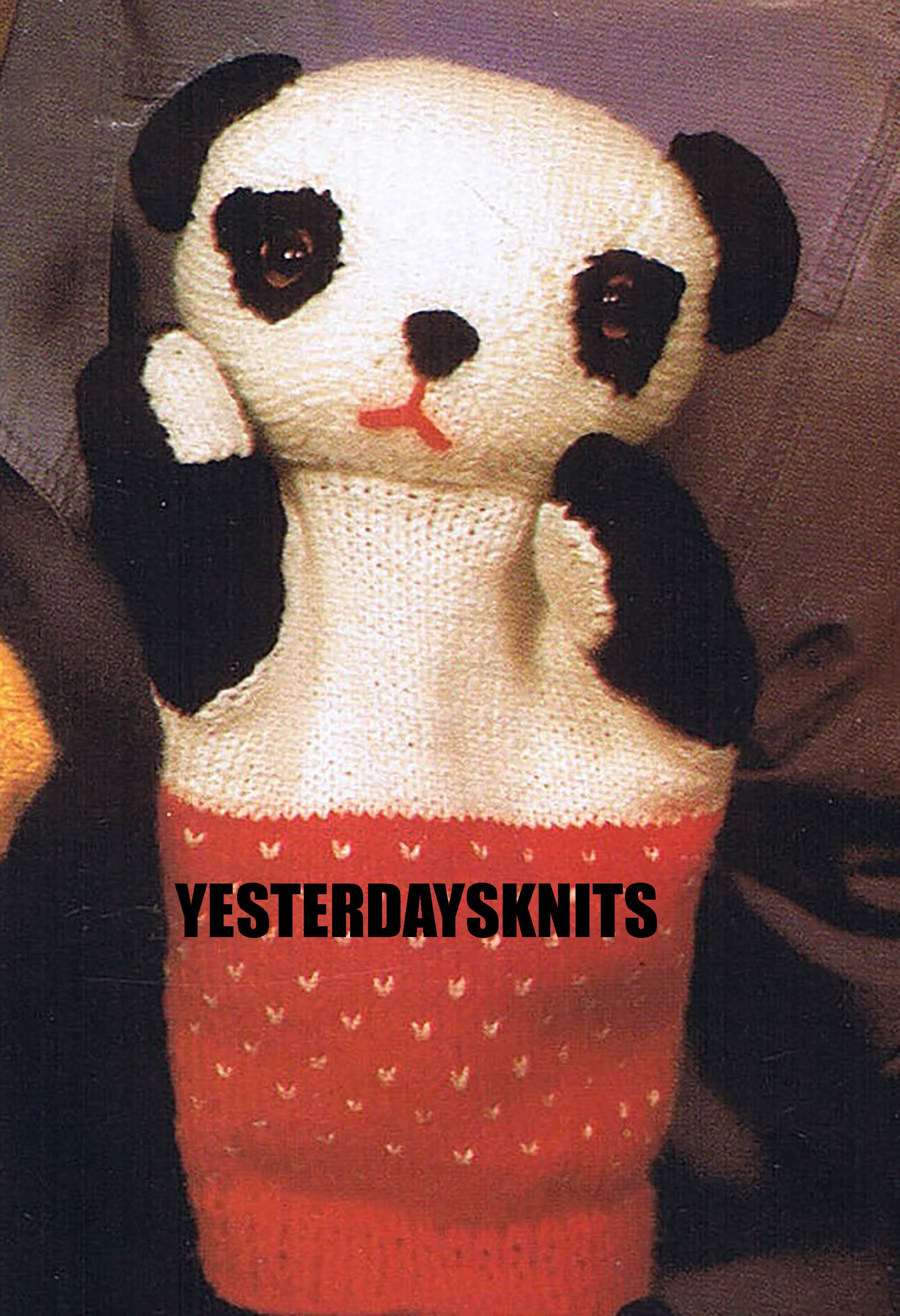 Vintage Sooty, Soo and Sweep Hand Puppets Knitting Pattern EXPERIENCED ...