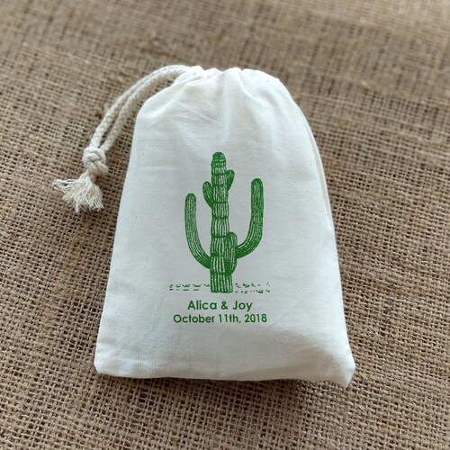 Cactus Welcome Bag-desert Bachelorette Party Bag-cactus - Etsy