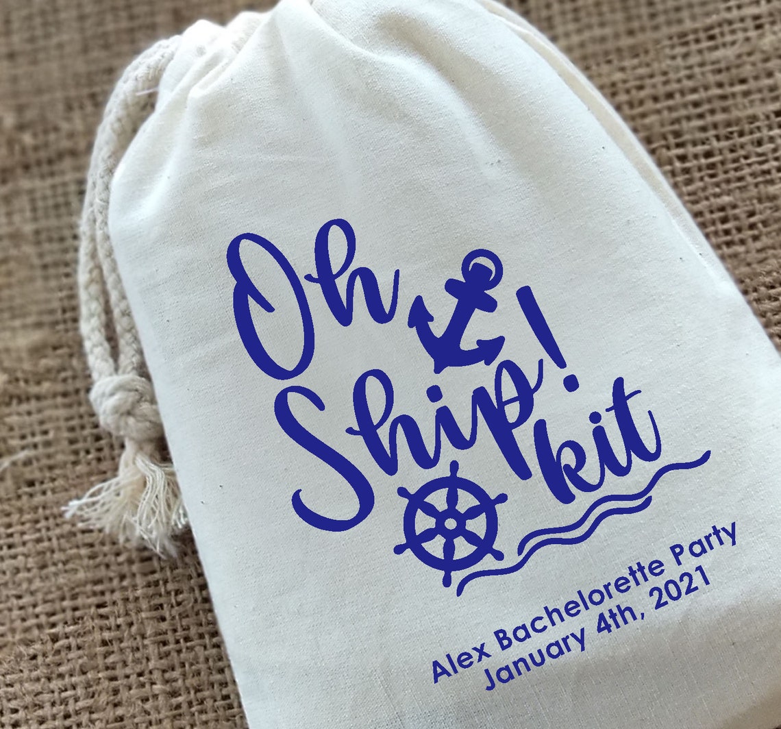 Oh Ship Kit-bachelorette Party Hangover Kit Survival - Etsy