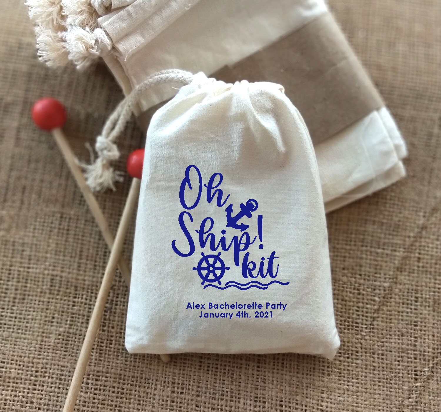 Oh Ship Kit-bachelorette Party Hangover Kit Survival - Etsy