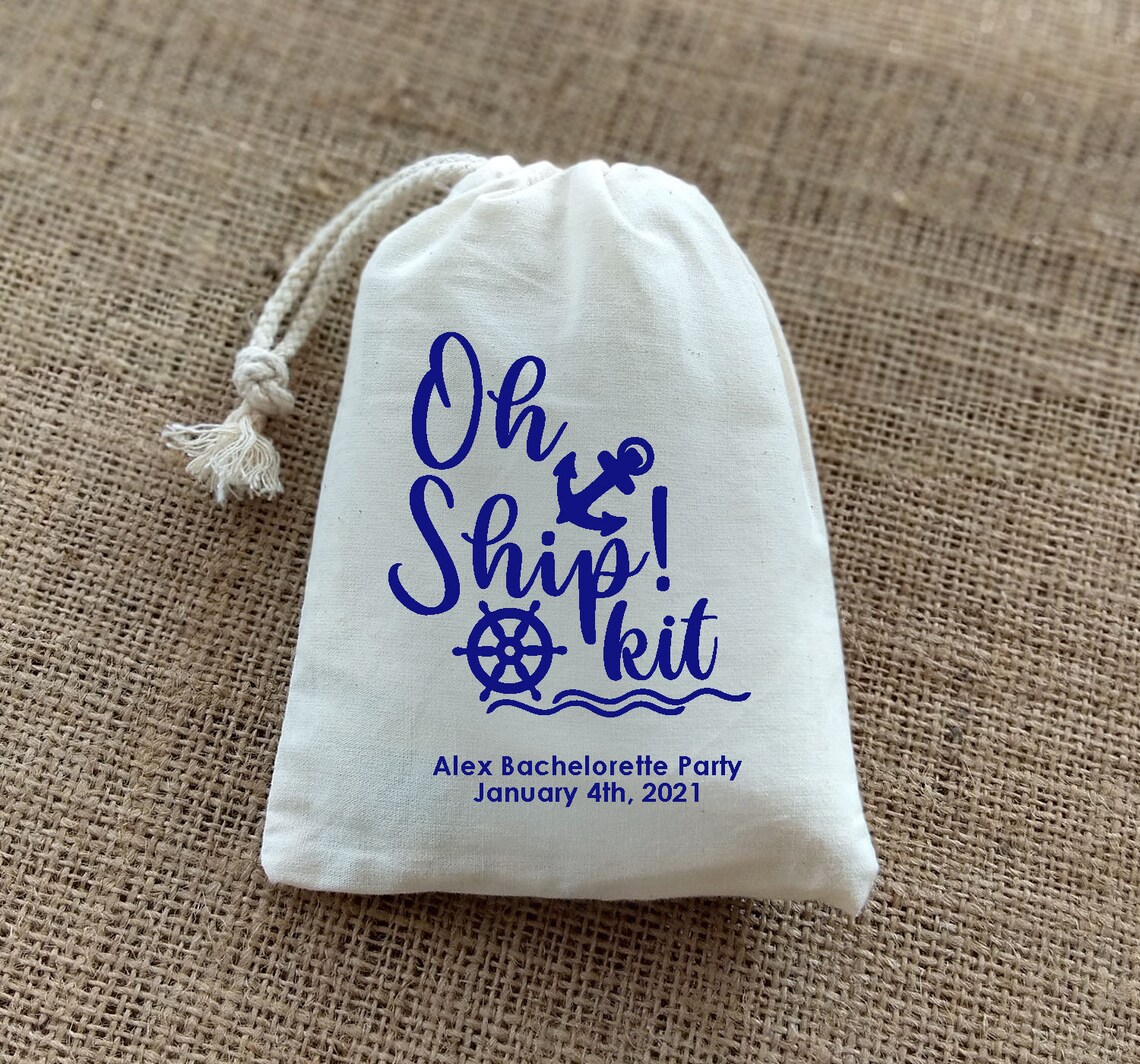 Oh Ship Kit-bachelorette Party Hangover Kit Survival - Etsy