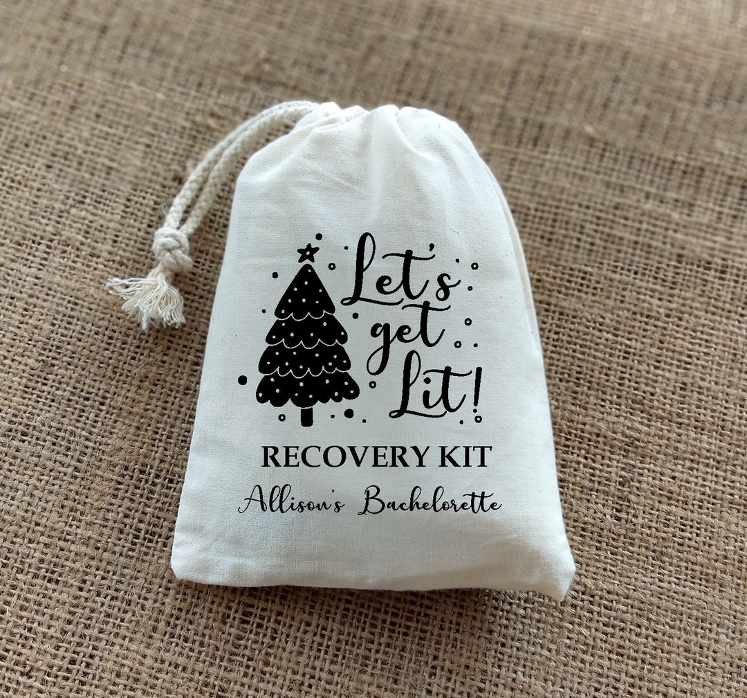Lets Get Lit Kit-hangover Survival Kit With Supplies-bachelorette Party ...