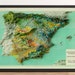 Spain Map, Spain 2D Relief Map, Spain Soil Map, Spain Vintage Map ...