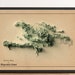 Hispaniola Island Map, Hispaniola 2D Relief Map, Haiti Gift Map ...