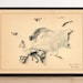 Japan Map, Japan 2D Relief Map, Japan Wall Art, Japan Poster, Japan ...