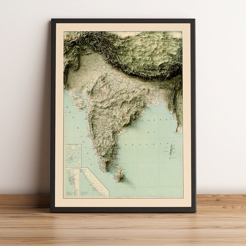 Indian Map in Nepal - Etsy