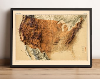 Oak Trees in the United States Map 1884 Old US Forest Atlas Poster - Etsy