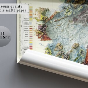 World Map, Fuller Projection World Map, Vintage World Map, Relief World ...