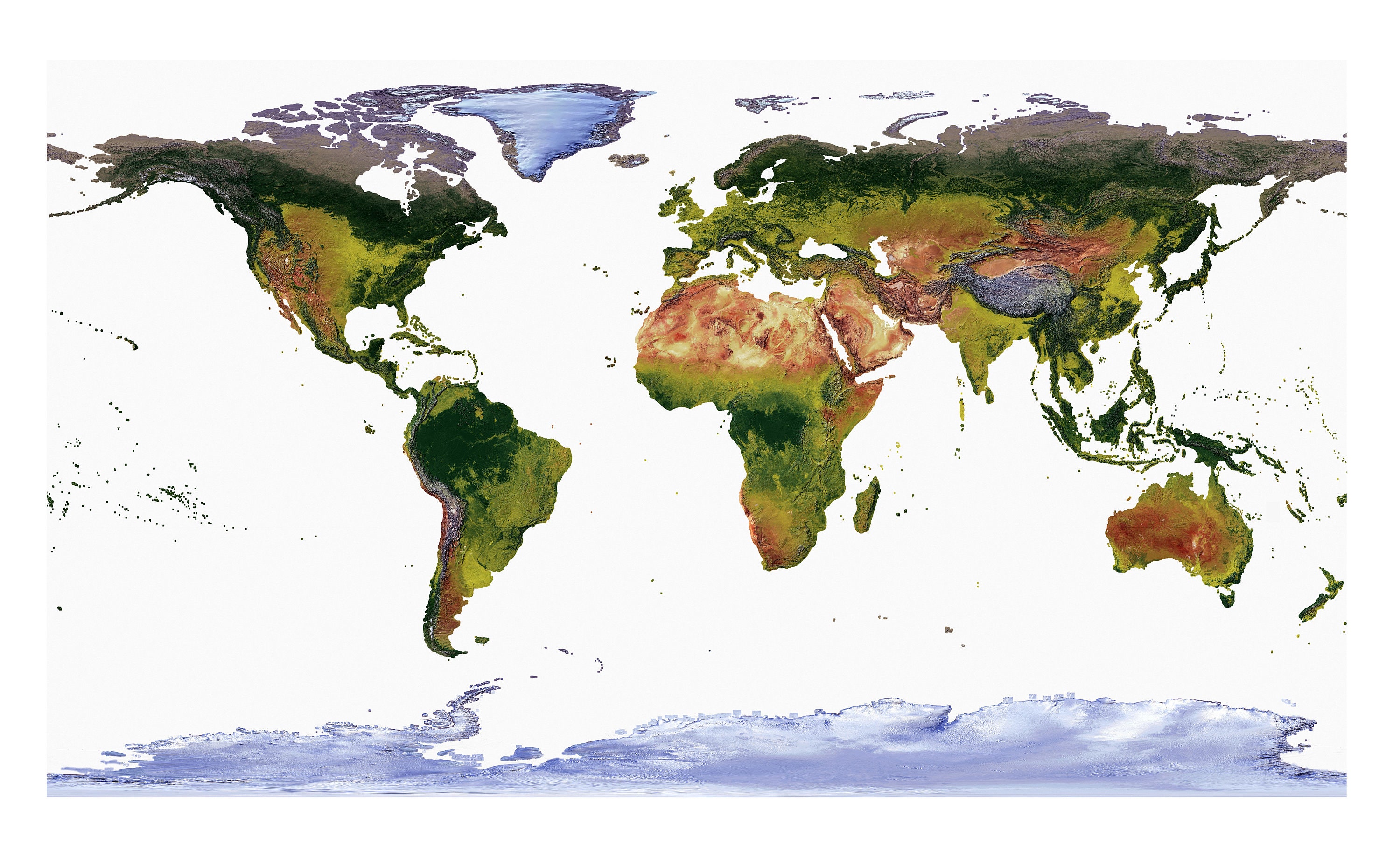World Map WGS 84 Projection Map Vintage World Map Relief - Etsy