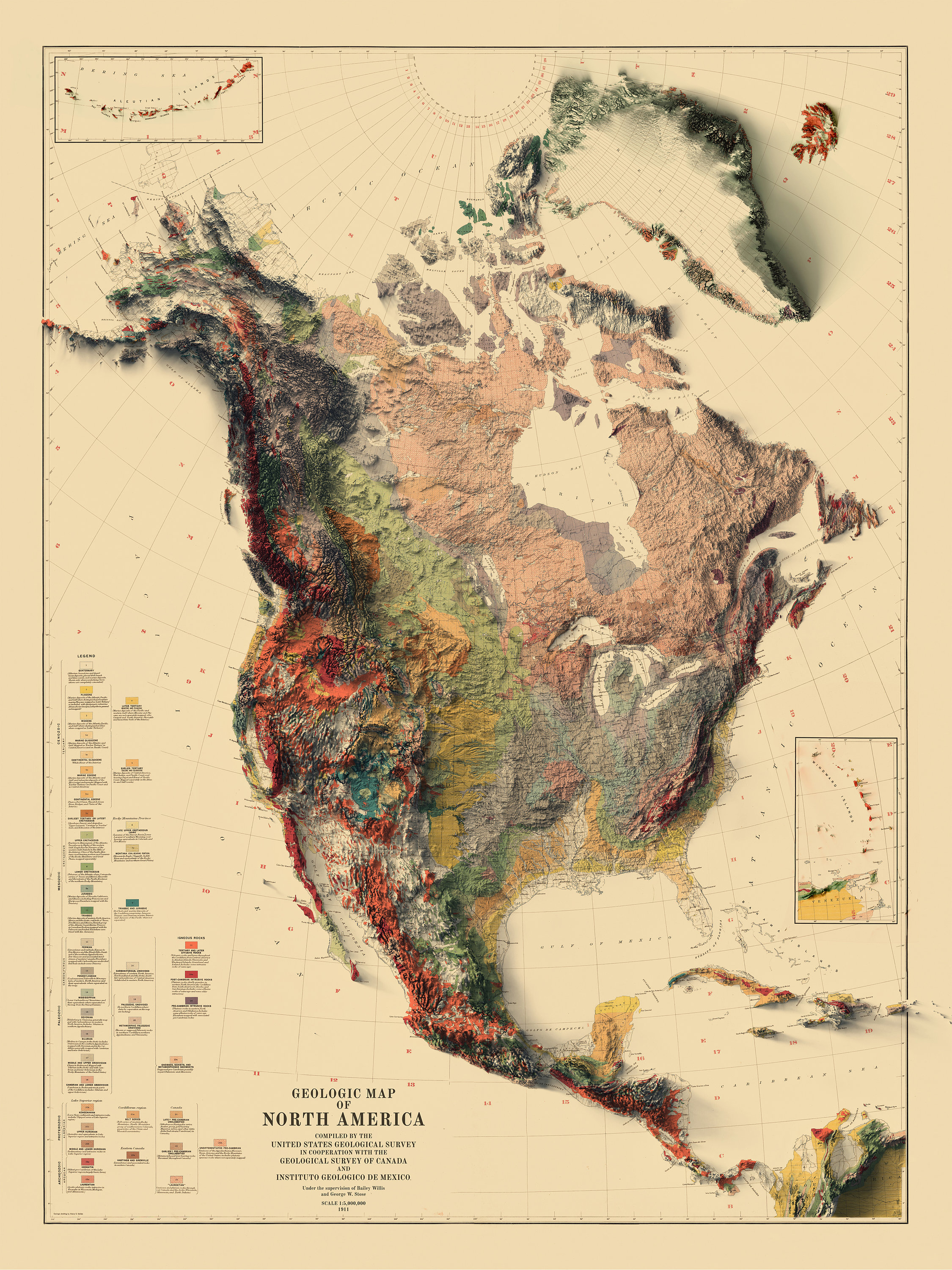North America Map North America 2D Relief Map North America - Etsy
