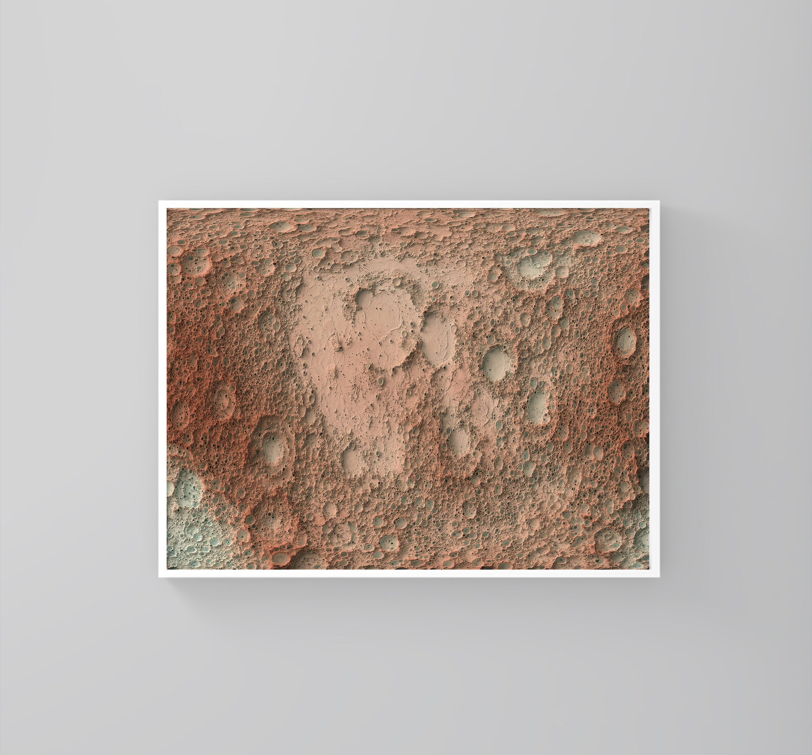 Moon Map Moon 2D Relief Map Moon Vintage Map Moon Print - Etsy