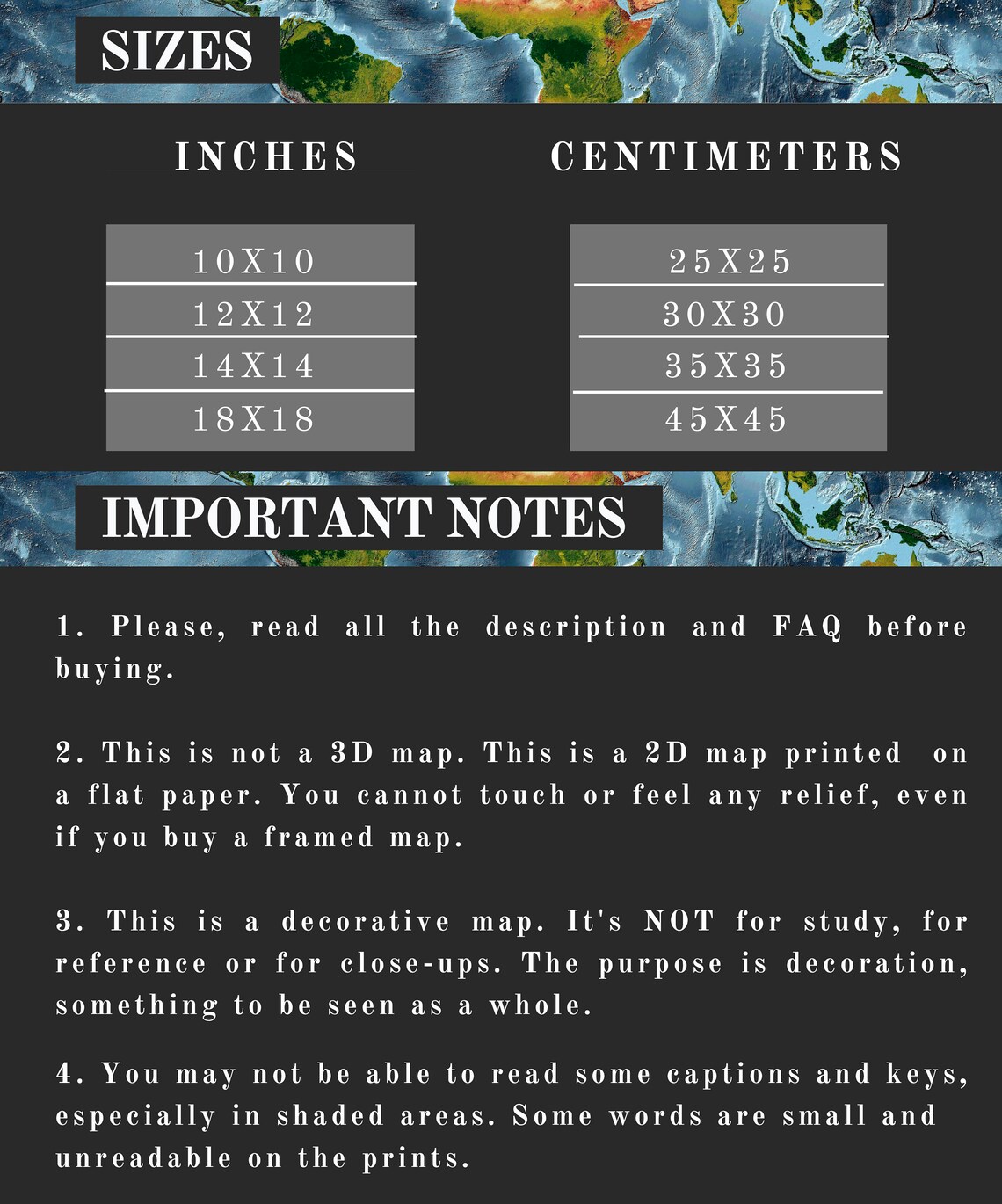 Florida Map Florida 2D Relief Map Florida Geological Map - Etsy