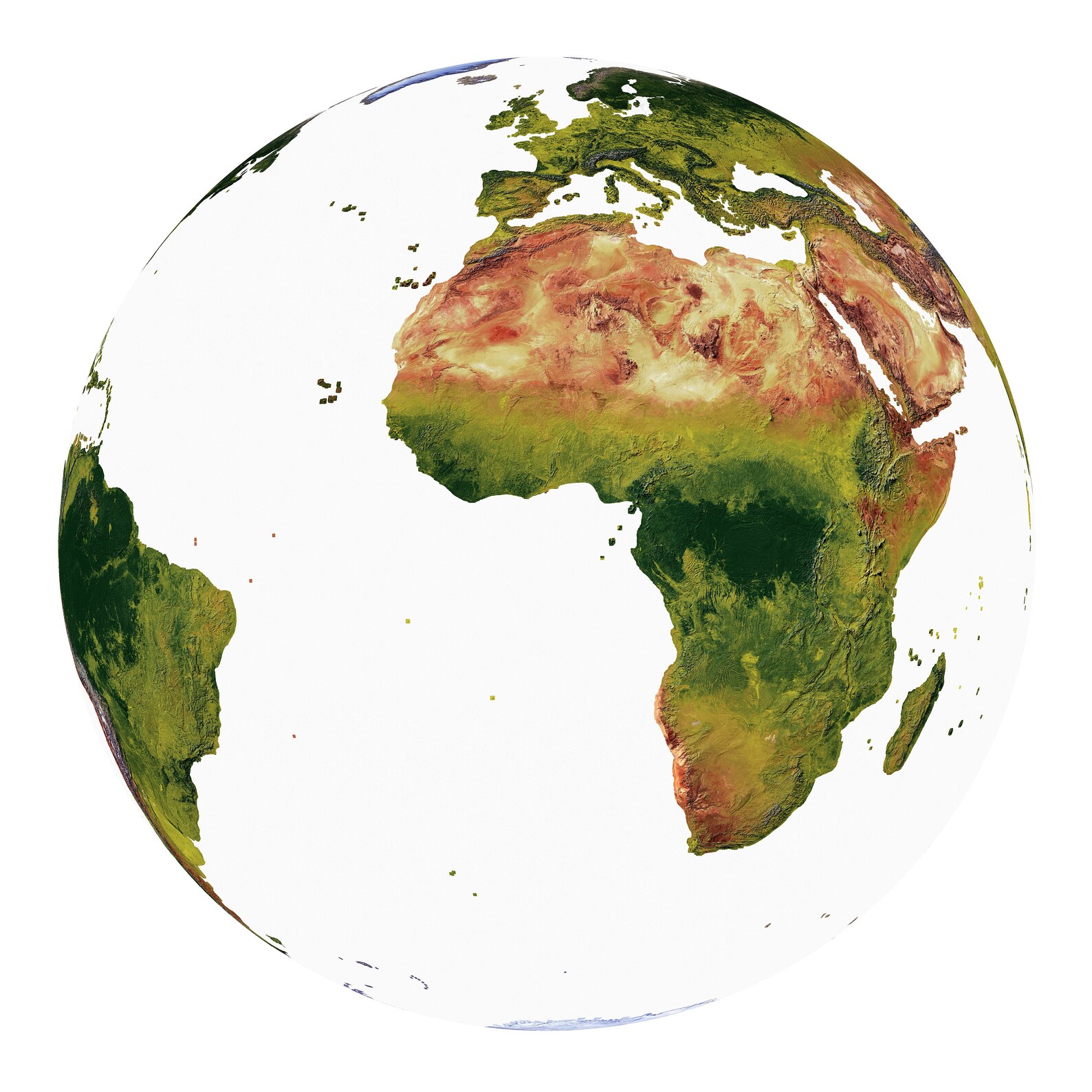 World Map Vertical Perspective Projection Vintage World Map - Etsy