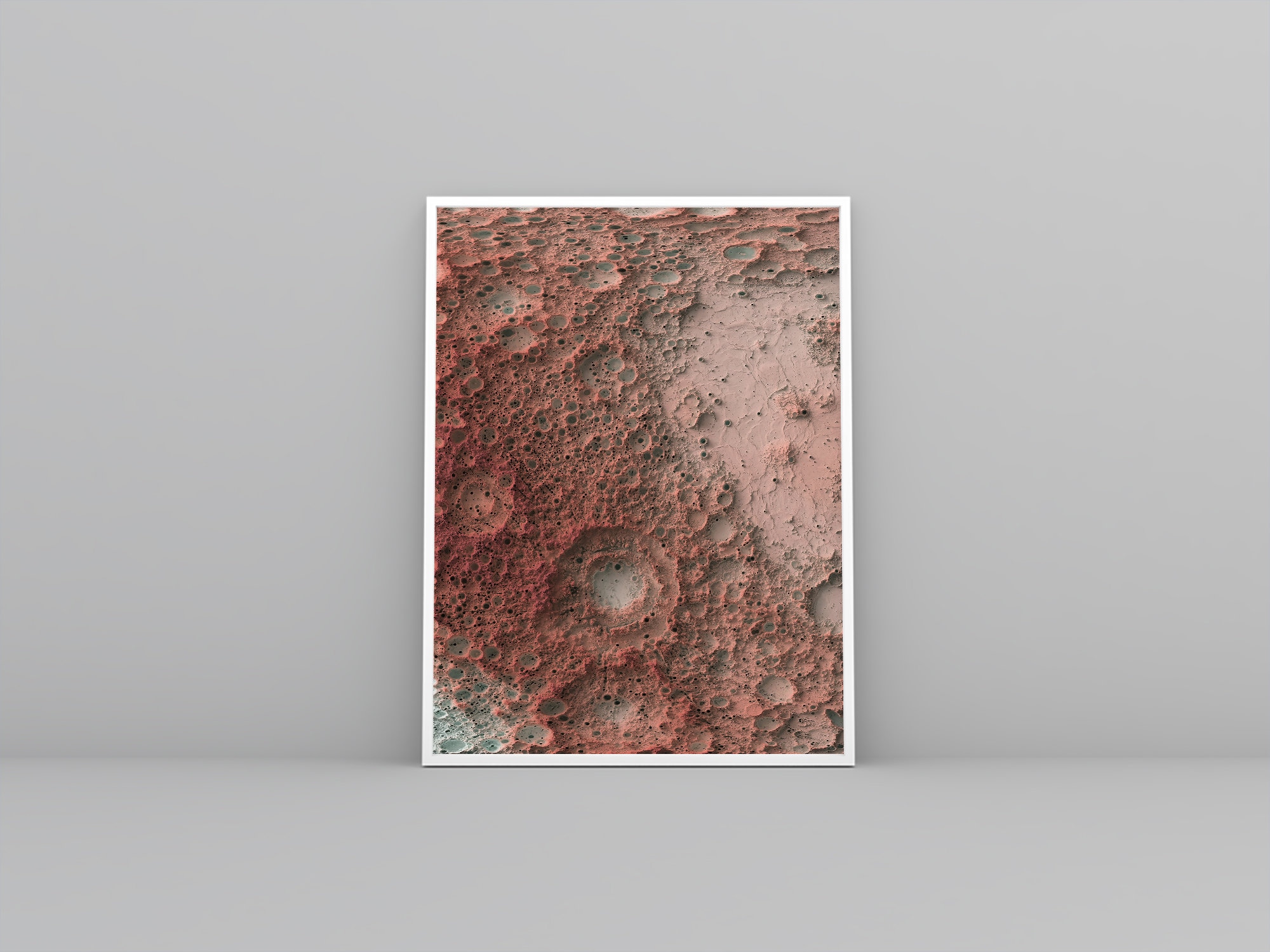 Moon Map Moon 2D Relief Map Moon Vintage Map Moon Poster - Etsy