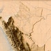 Peru Map, Peru 2D Relief Map, Peru Vintage Map, Peru Print, Peru ...