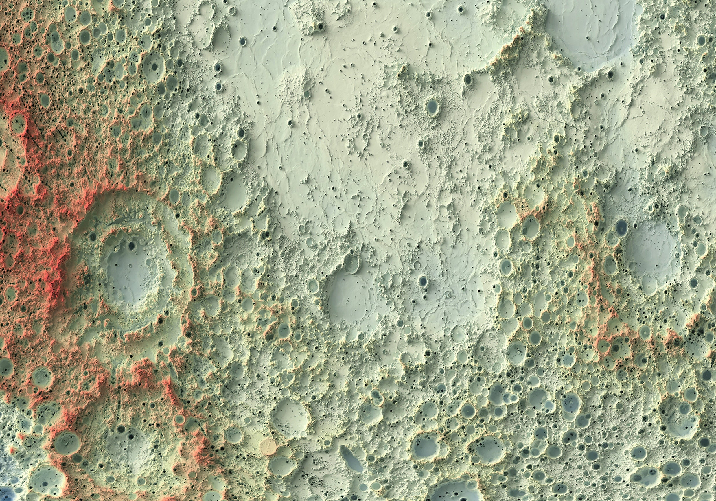 Moon Map Moon 2D Relief Map Moon Vintage Map Moon Topo Map - Etsy India