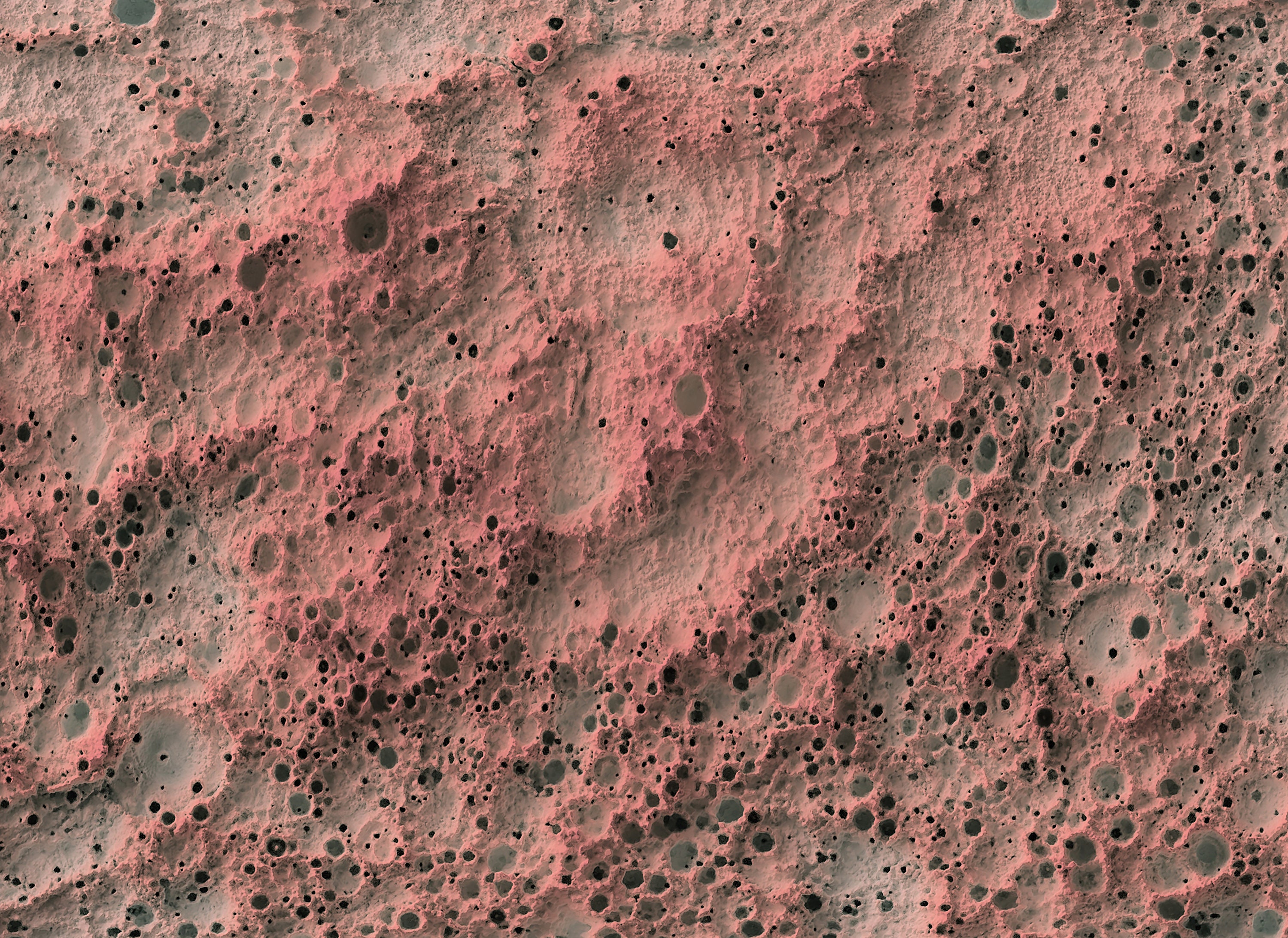 Mercury Map Mercury 2D Relief Map Mercury Vintage Map | Etsy