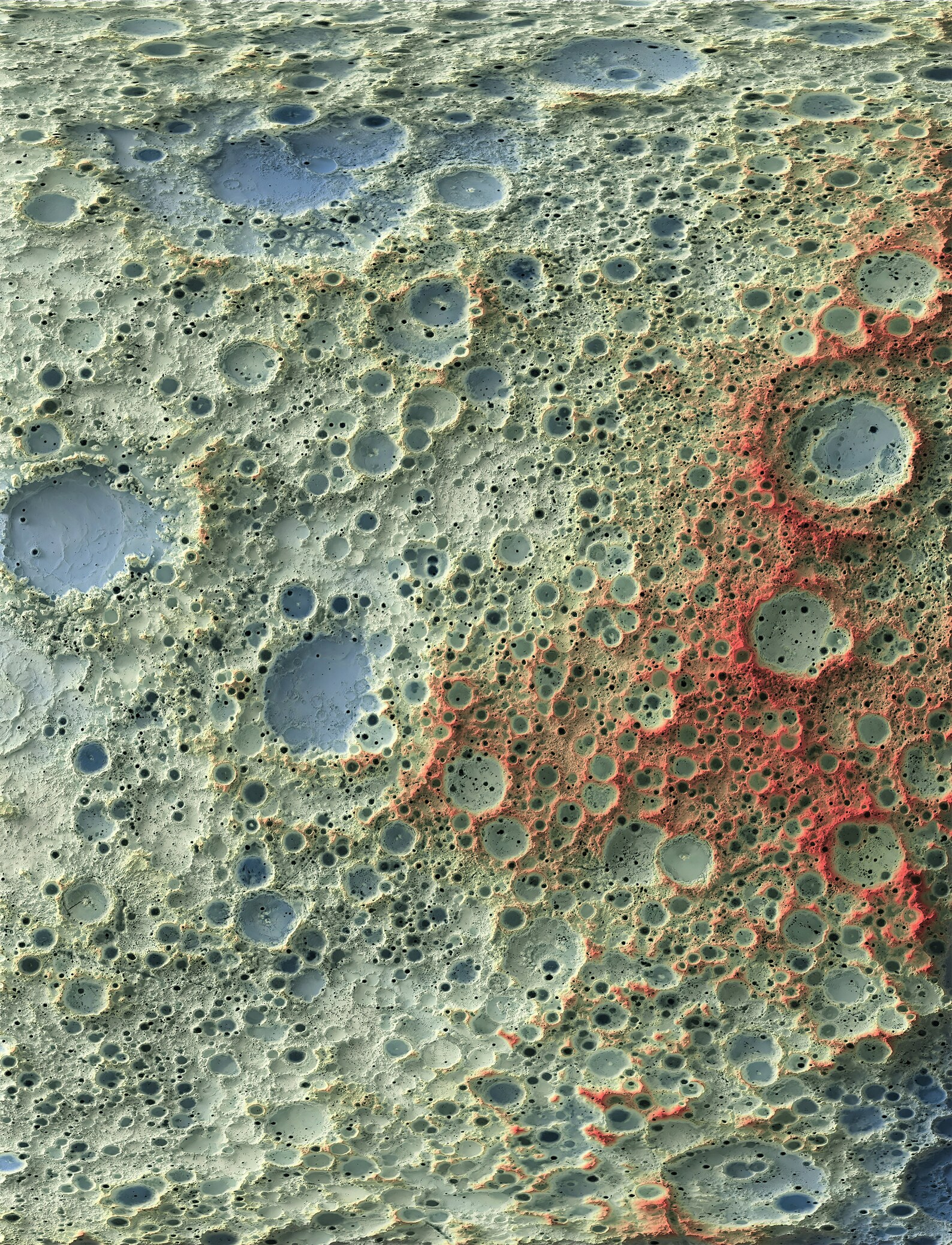 Moon Map Moon 2D Relief Map Moon Vintage Map Moon Print - Etsy