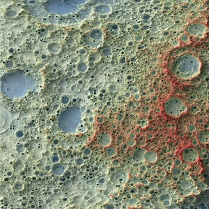 Moon Map, Moon 2D Relief Map, Moon Vintage Map, Moon Print, Moon Topo ...